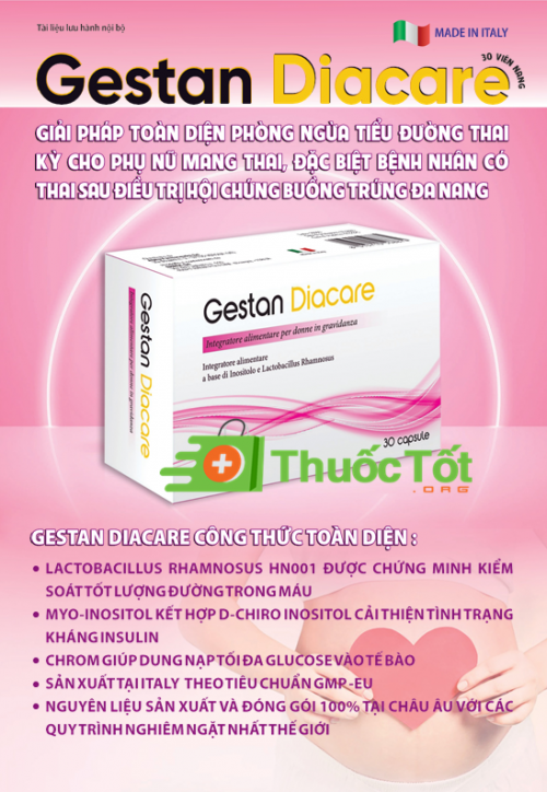 Thuốc Gestan Diacare Có Tác Dụng Gì? Mua Ở Đâu? Giá Bao Nhiêu?