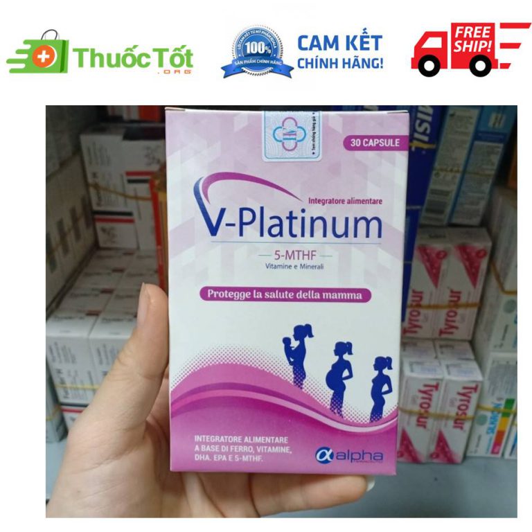 V Platinum 5-MTHF - Hỗ trợ phòng tránh dị tật ống thần kinh thai nhi